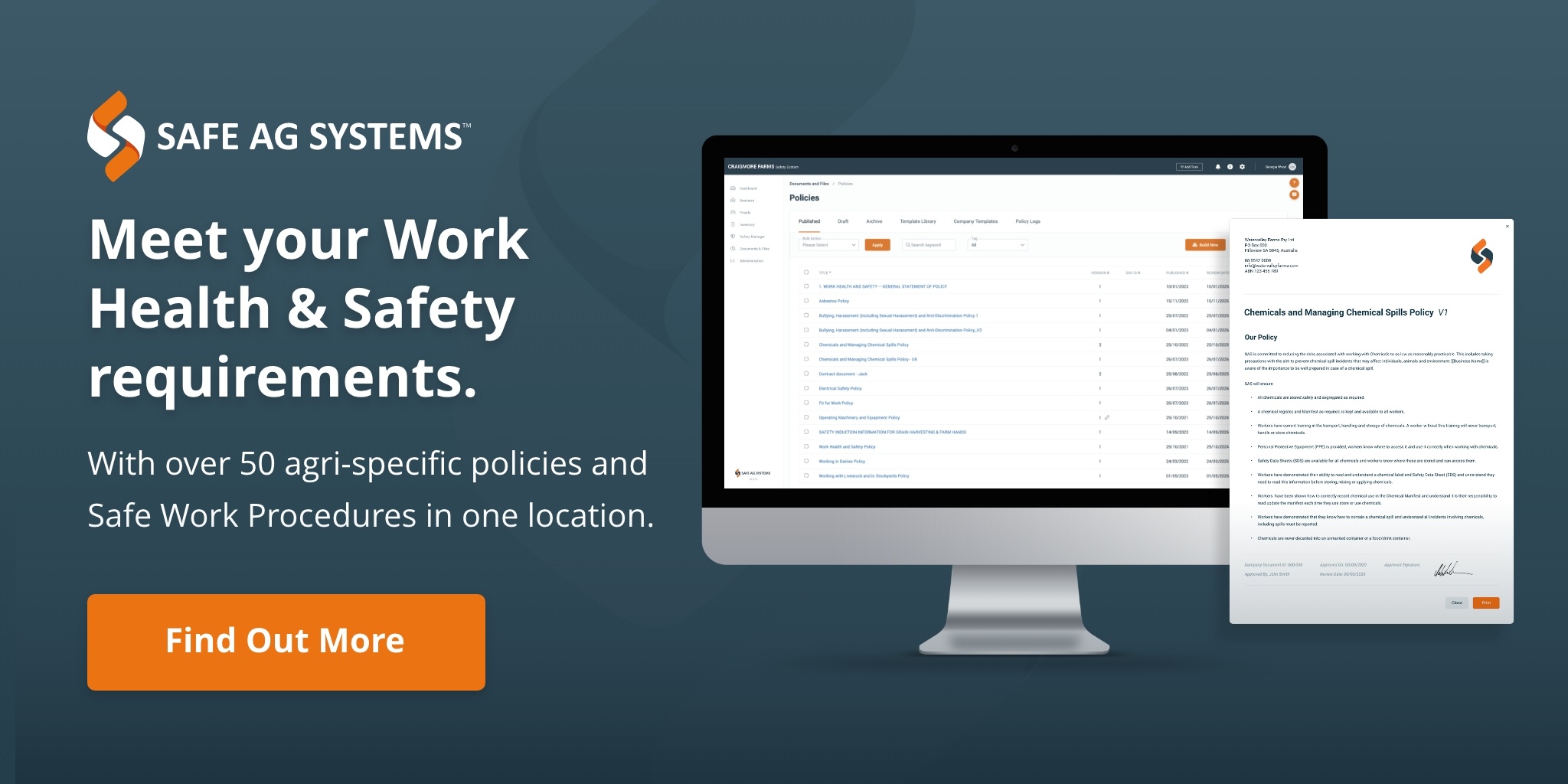 Policies and Procedures | Safe Ag Systems